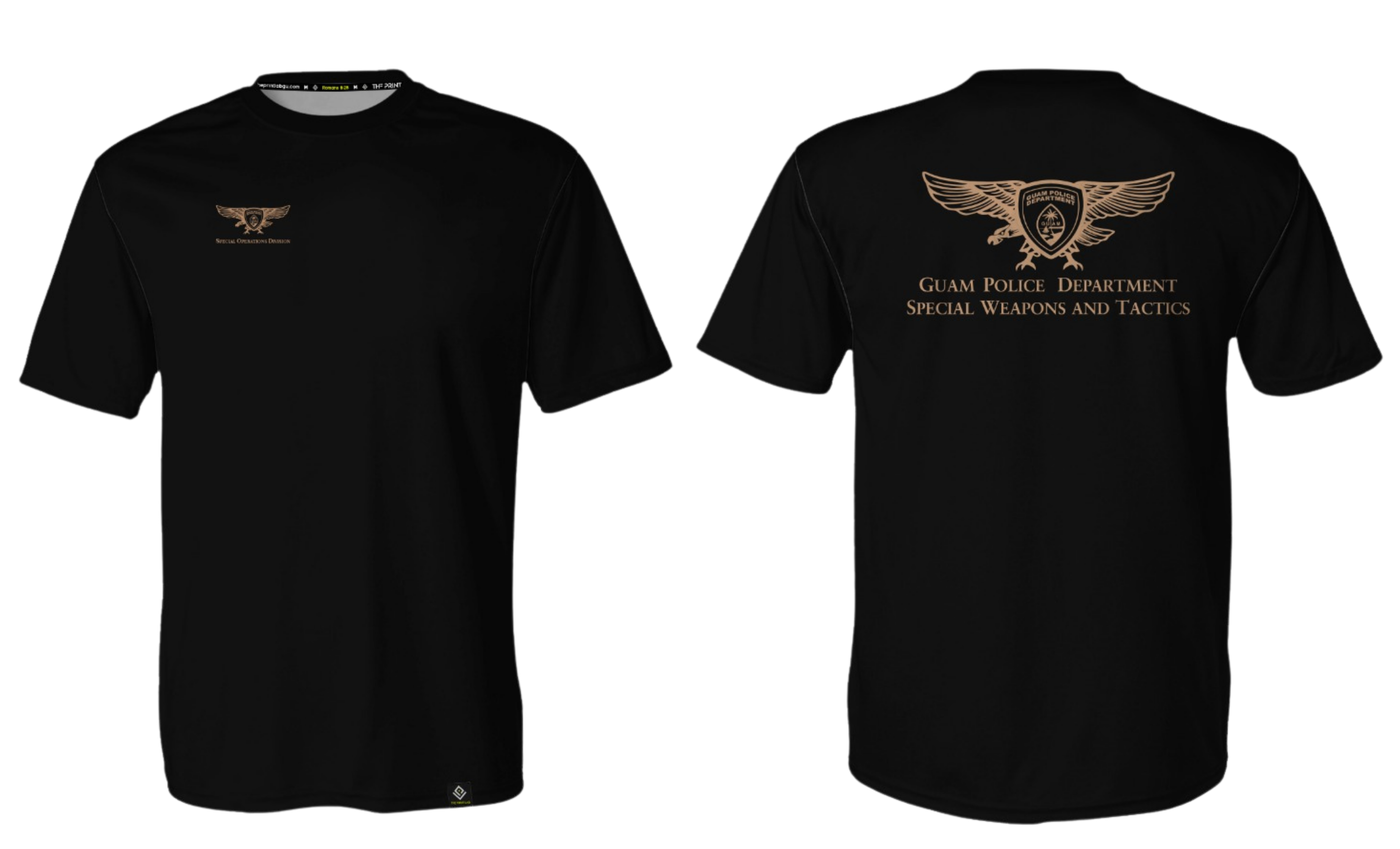 GUAM POLICE DEPT. Sublimated Men's T-shirt (SPECIAL OPERATION DIVISION ...