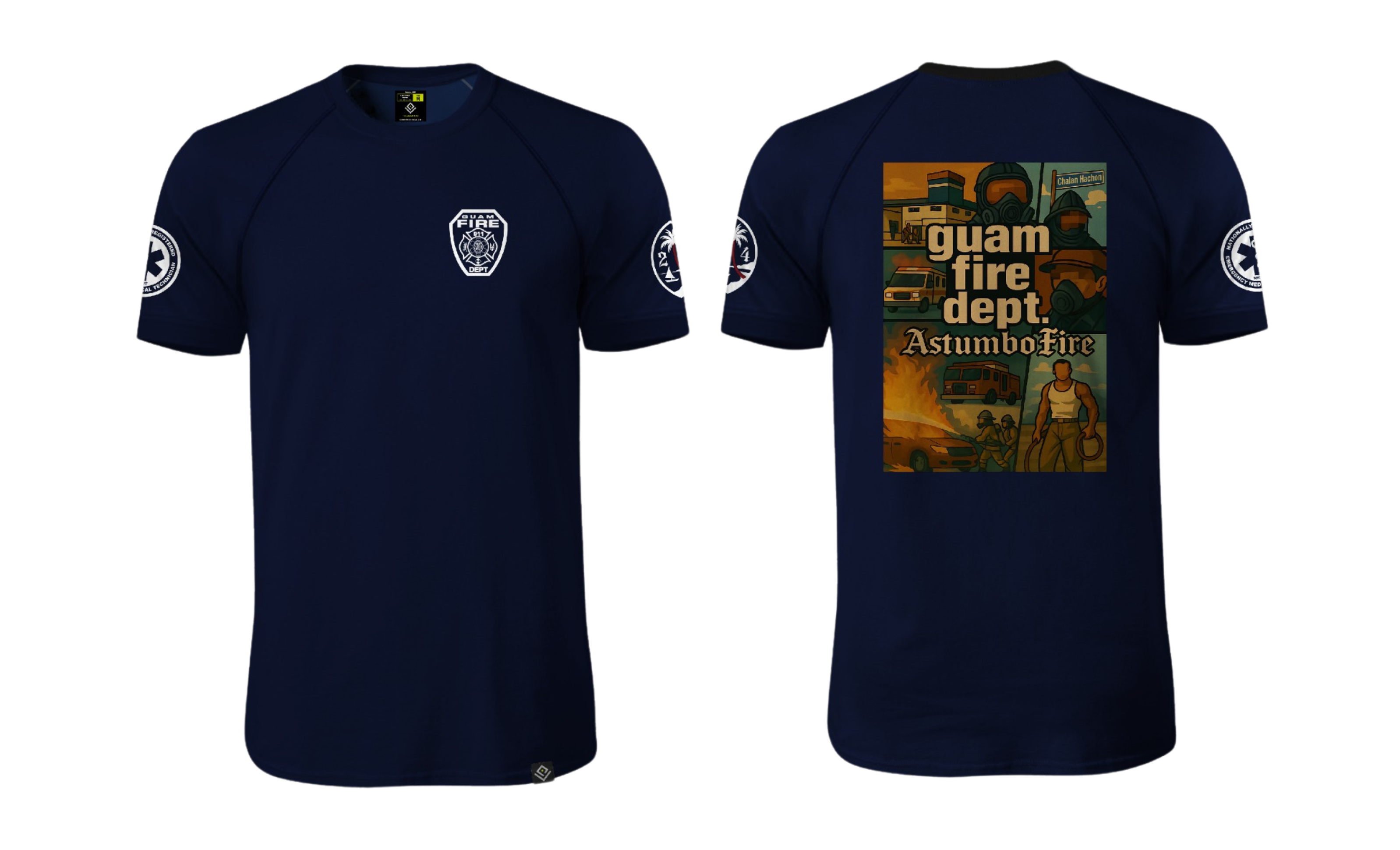 GUAM FIRE DEPARTMENT Sublimated Raglan T-shirt - ASTUMBO FIRE – THE ...