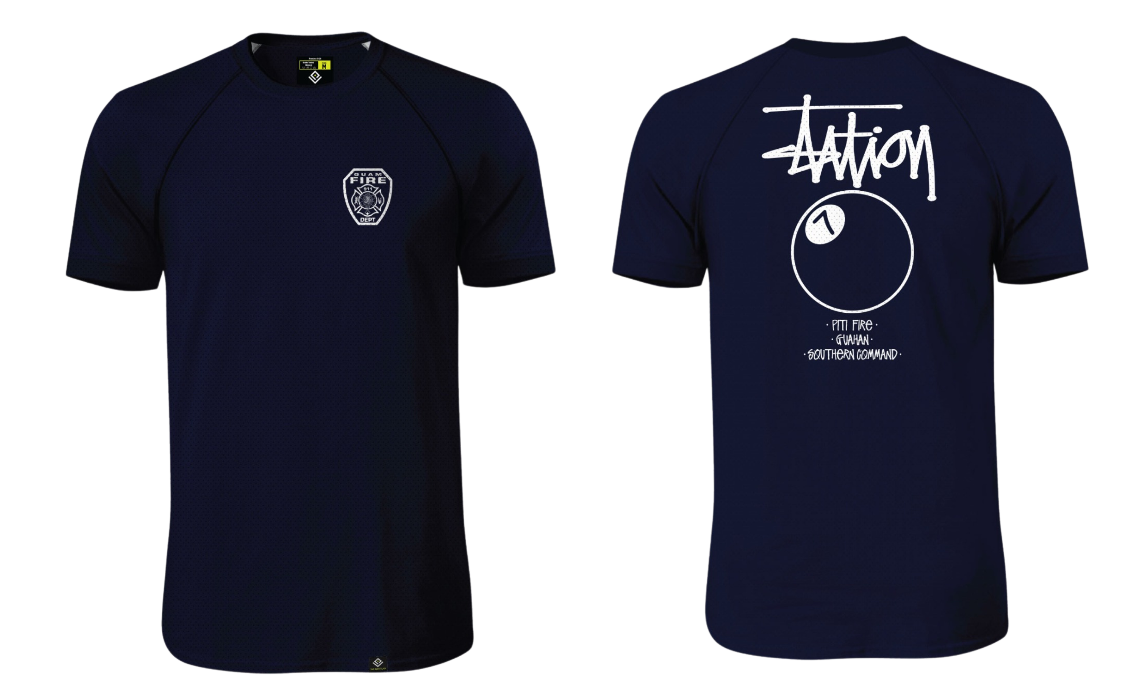 GUAM FIRE DEPARTMENT - PITI Station 7 Sublimated Raglan T-shirt – THE ...
